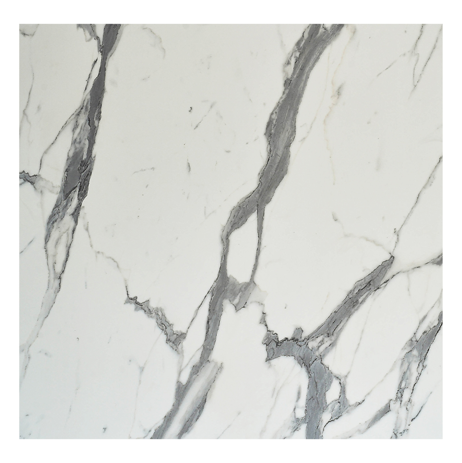 ΕΠΙΦΑΝΕΙΑ ΤΡΑΠΕΖΙΟΥ ΤΕΤΡΑΓΩΝΗ HPL WHITE MARBLE 80x80εκ - ΠανOikos