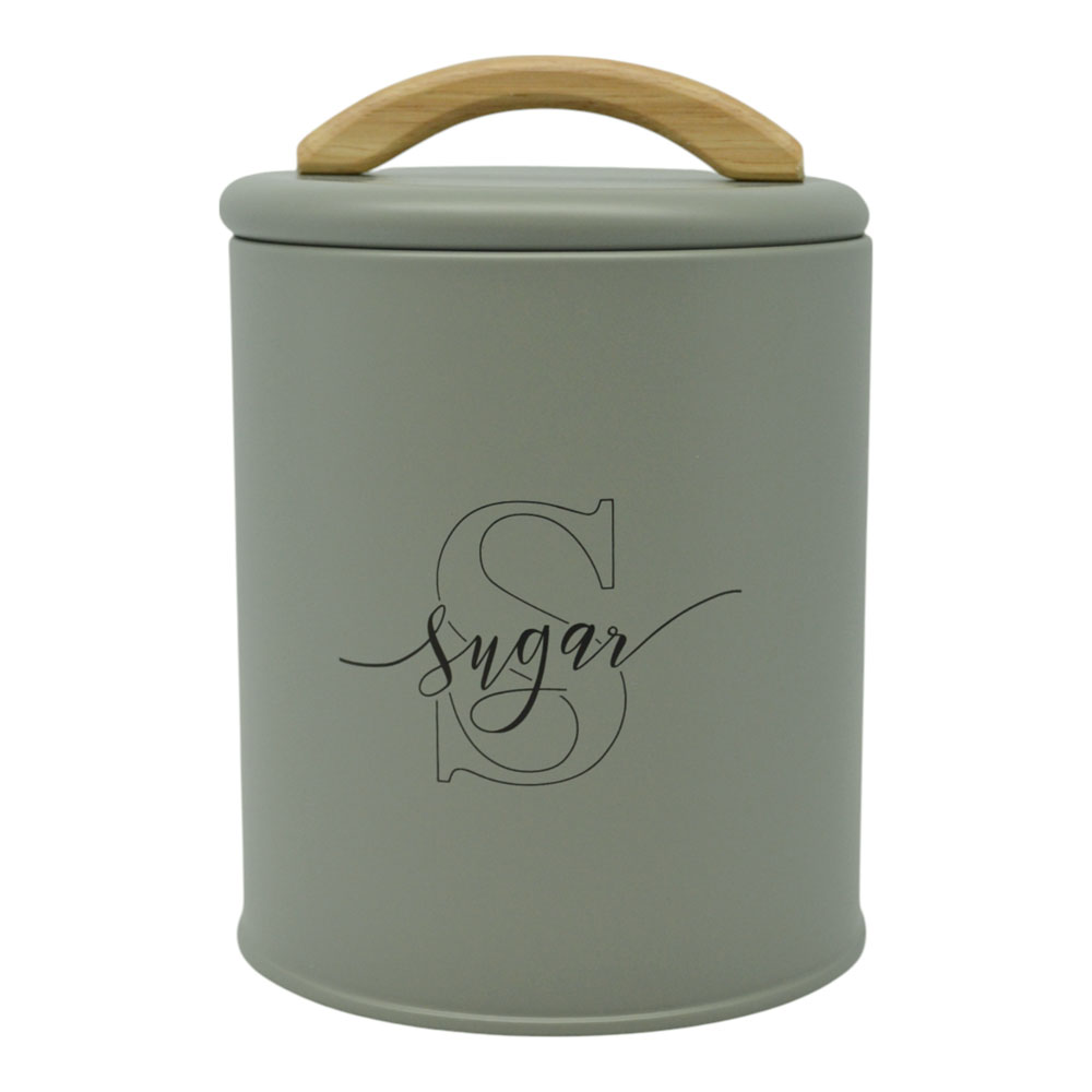 ΒΑΖΟ ΜΕΤΑΛΛΙΚΟ ΛΑΔΙ ΜΕ ΞΥΛΙΝΗ ΛΑΒΗ Sugar 11x11x15εκ. - ΠανOikos